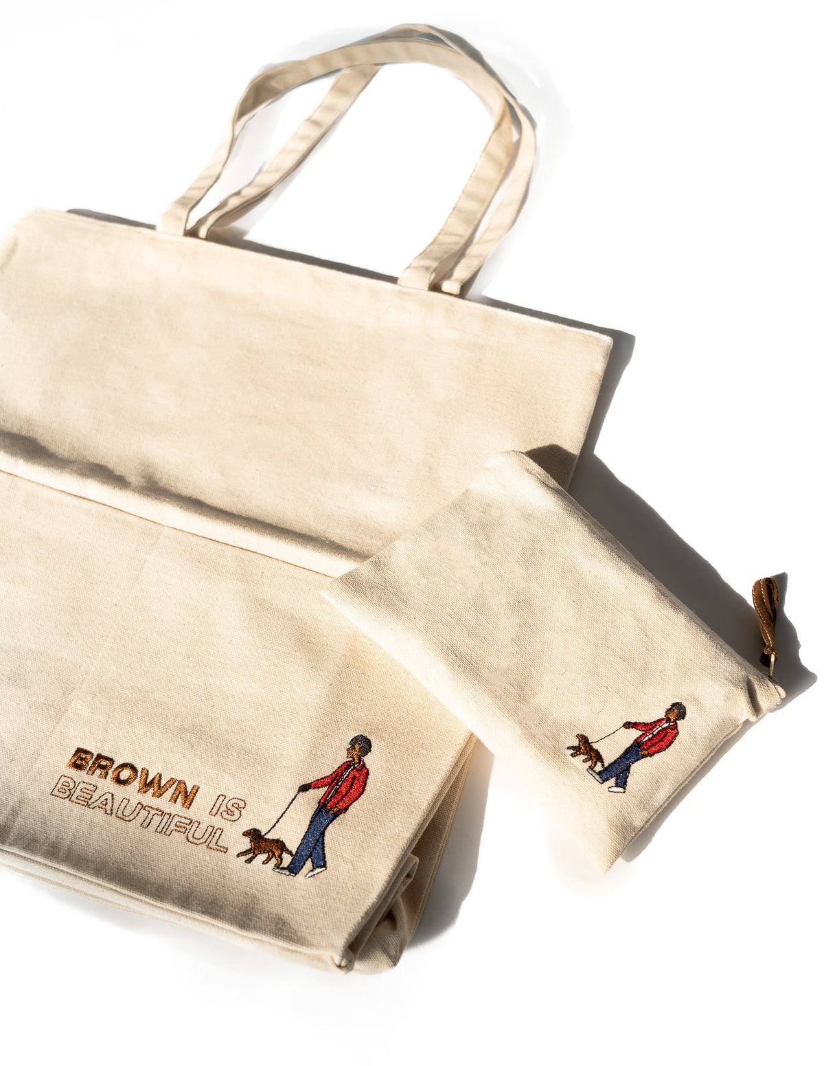 Mr. Brown with brown is beautiful text Off white Tote Bag & Mr. Brown ...